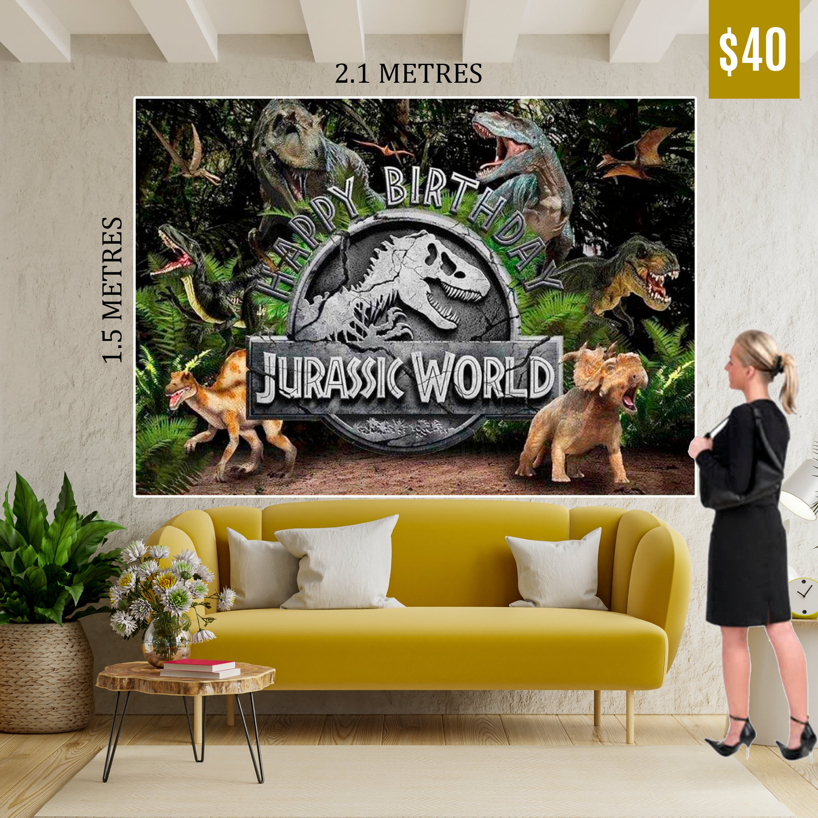 Dinosaur Jurassic Banner – Moody Goodies