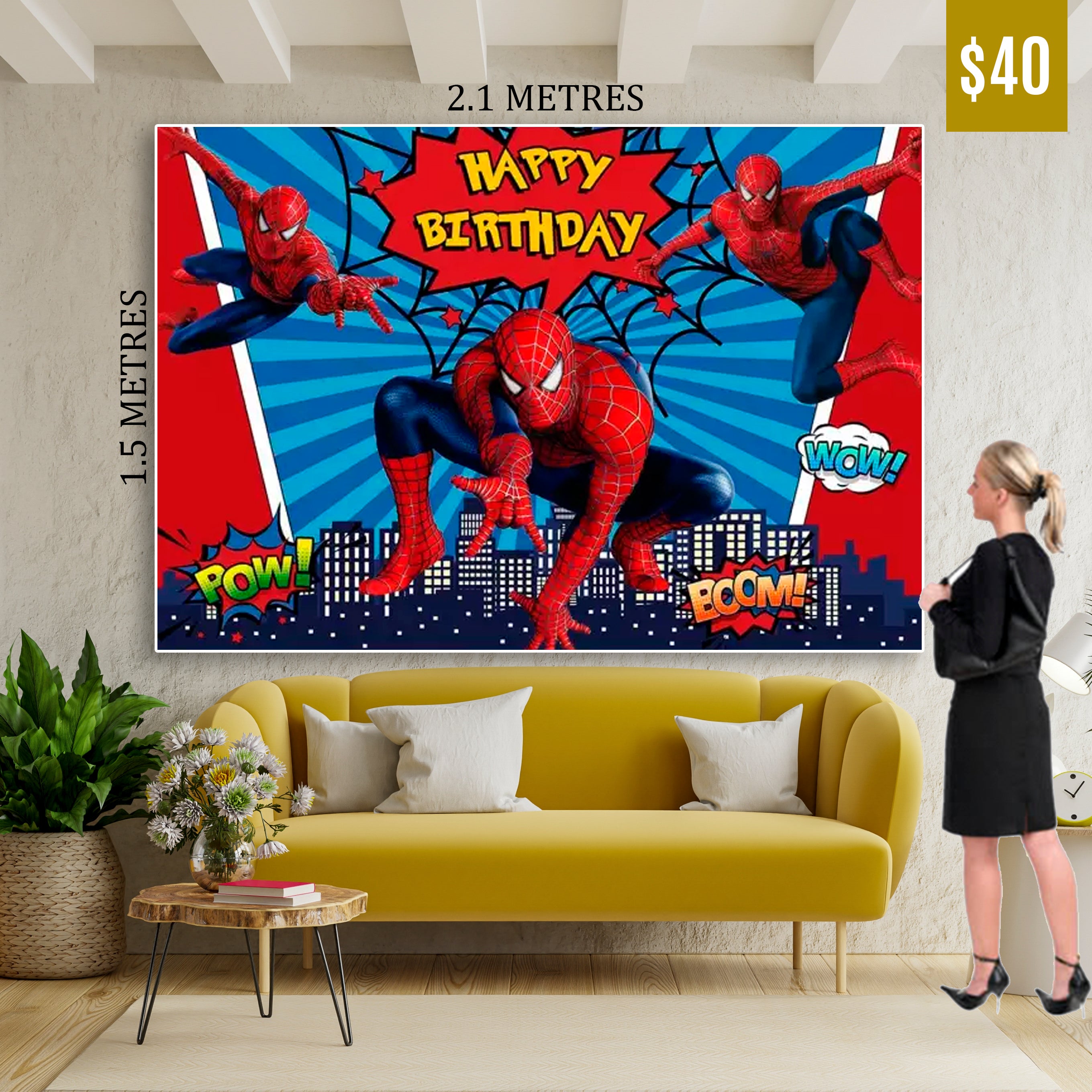 Spiderman Banner – Moody Goodies