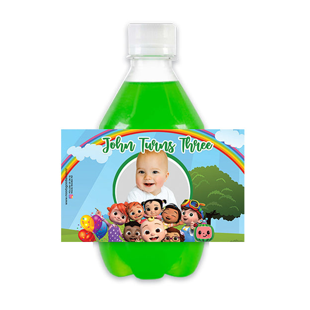 Cocomelon Personalized Fizzy Drink Label – Moody Goodies